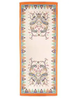 Etro Scarf With Floral Paisley Pattern - Multicolour