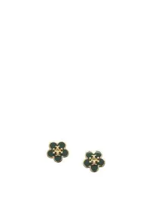 Tory Burch Enamel Earrings - Gold