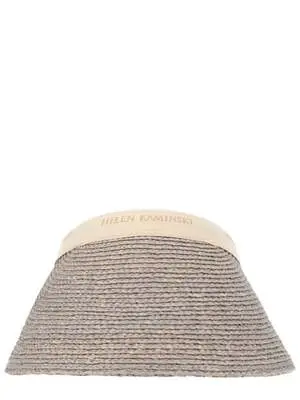 Helen Kaminski Raffia Visor - Beige