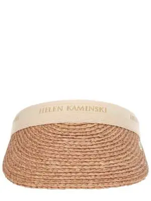 Helen Kaminski Raffia Visor - Beige