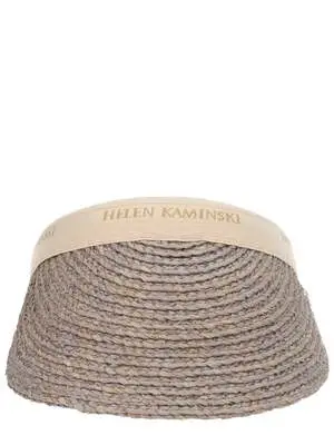 Helen Kaminski Raffia Visor - Beige