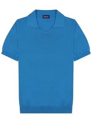 DRUMOHR Cotton Polo - Azure