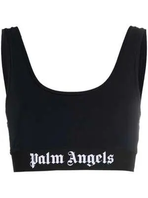 Palm Angels Logo Underband Crew Neck Bra