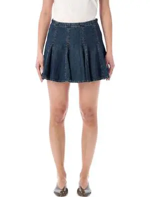 LEVI'S Denim Mini Skirt - Fell Off Dark Blue
