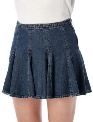 LEVI'S Denim Mini Skirt - Fell Off Dark Blue