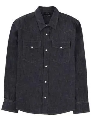A.p.c. Button Down Shirts For Men