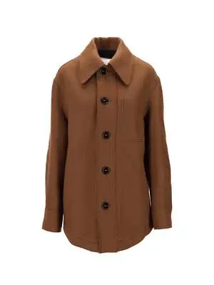Ami Buttoned Veste - Noisette