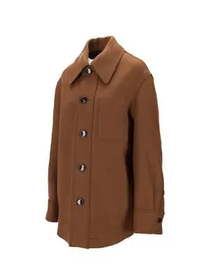 Ami Buttoned Veste - Noisette