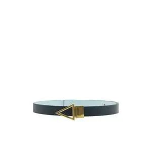 Bottega Veneta Reversible Leather Belt - Blue