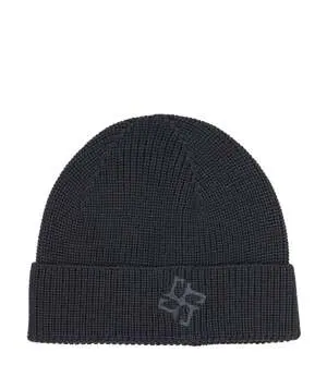 Tagliatore Knitted Wool Beanie - Anthracite