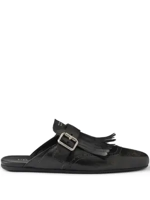 Prada Fringe Mules Clogs For Women