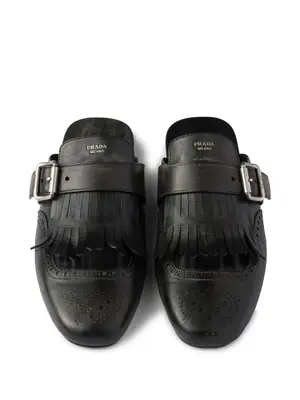 Prada Shuffle Mules - Nero