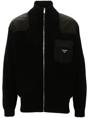Prada Zip Up Cardigans For Men