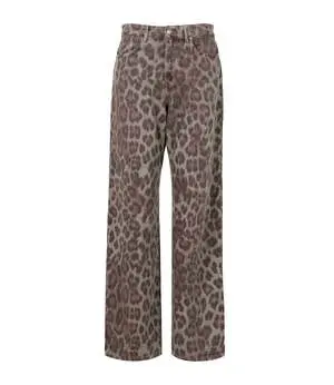 ANIYE BY Animal Print Jeans