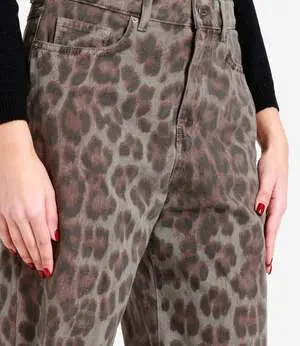 ANIYE BY Animal Print Jeans