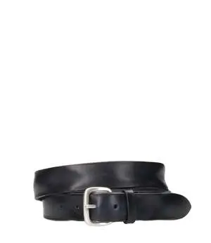 ORTIGNI Leather Belt - Blue