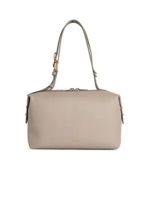 Furla Double Linen Leather Bag