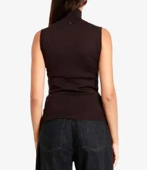 Sportmax Sleeveless Turtleneck Top