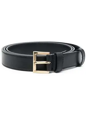 Prada Leather Belt With Buckle Fastening - Black