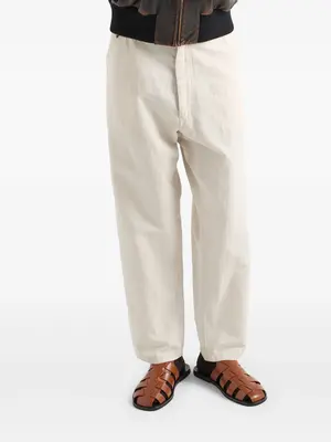 Prada Chambray Pants - Natural