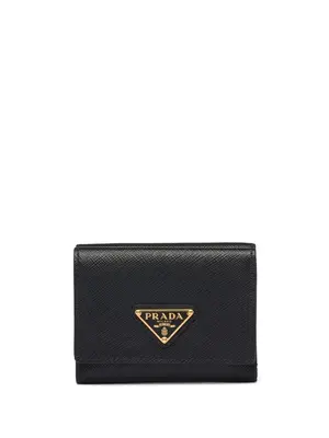 Prada Small Saffiano Wallet - Nero