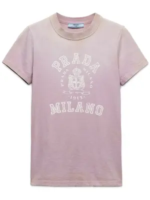 Prada Round Neck T-shirts For Women