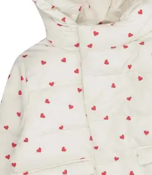 MC2 SAINT BARTH Heart Pattern Quilted Jacket