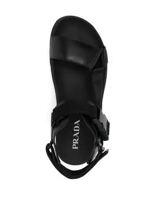 Prada Buckle Fastening Open Toe Sandals