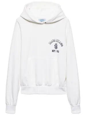 Prada Logo Print Hoodie