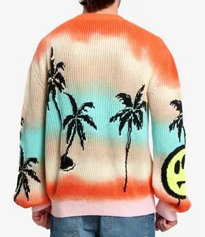BARROW Sweater With Palm Motif