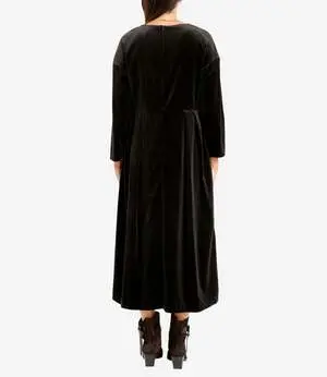 Max Mara Velvet Fit & Flare Dress