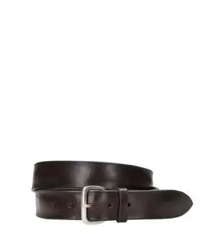 ORTIGNI Leather Belt - Brown