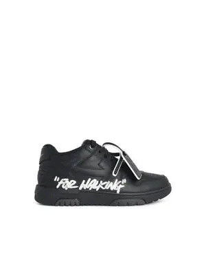 Off White O.o.o. Leather Sneakers - Black