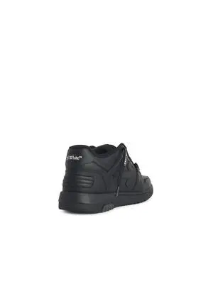 Off White O.o.o. Leather Sneakers - Black