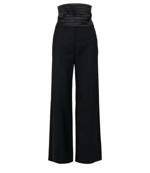 Erika Cavallini Wide Leg Trousers - Black