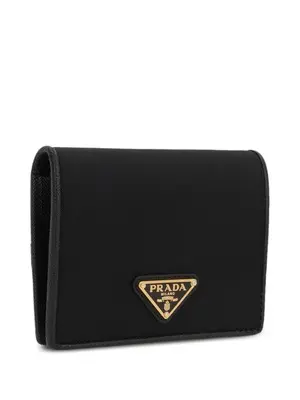 Prada Triangle Logo Bi Fold Wallet