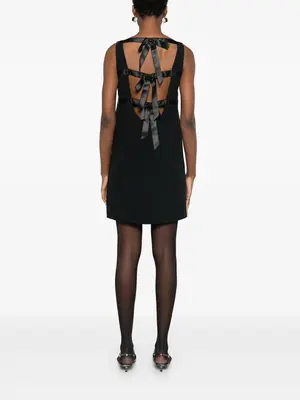 Prada Triangle Logo Mini Dress