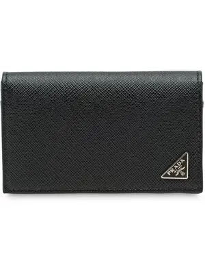 Prada Saffiano Leather Card Holder - Nero