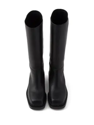 Prada Knee-high 55mm Leather Boots