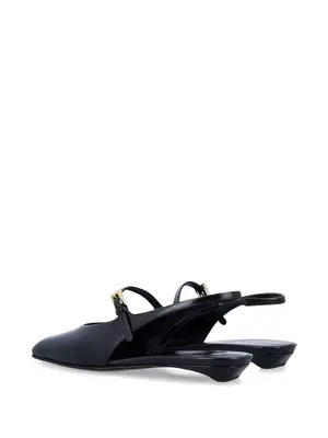 Prada Leather Slingback Ballet Flats