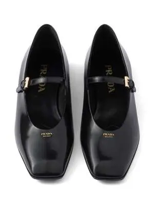 Prada Mary Jane Ballerina Shoes - Nero
