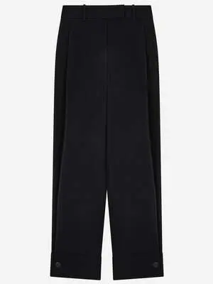 Giorgio Armani Black Wash Pants For Women