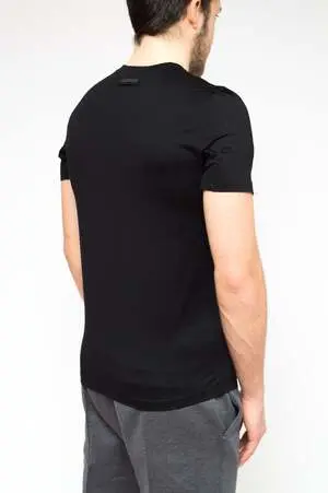 Prada Crew Neck T Shirt Black