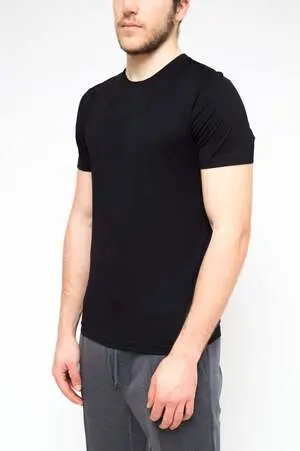 Prada Crew Neck T Shirt Black