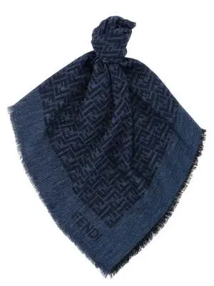 Fendi Ff Shawl - Blue