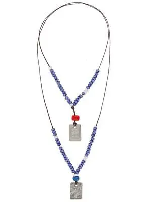 Dsquared2 Logo Plaque Necklace - Multicolour
