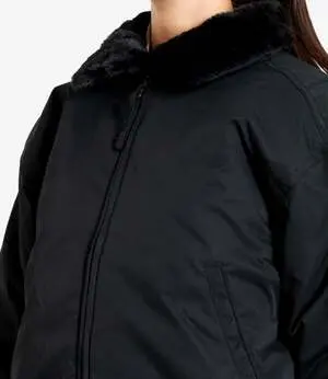 Dickies Zip-up Jacket With Faux Fur Collar