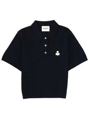 MARANT ETOILE Althea Polo Shirt - Blue