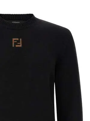Fendi Ff Velvet Micro Sweater