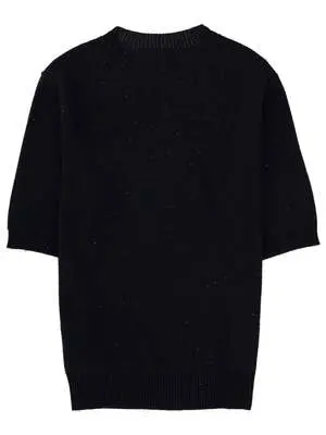 Fabiana Filippi Linen Blend T-shirt - Blue